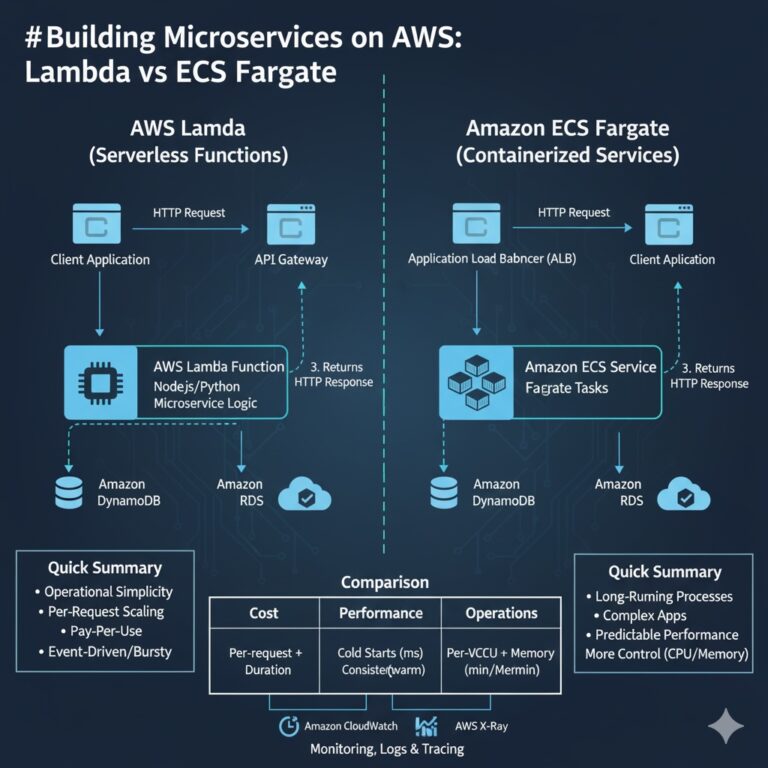 Building Microservices on AWS: Lambda vs ECS Fargate - Bhawesh Kumar